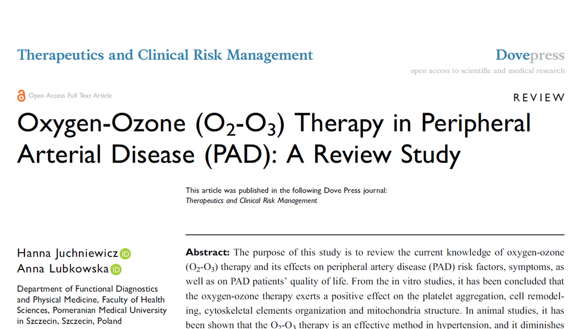 Oxygen-Ozone (O2-O3) Therapy in Peripheral Arterial Disease (PAD): A R ...